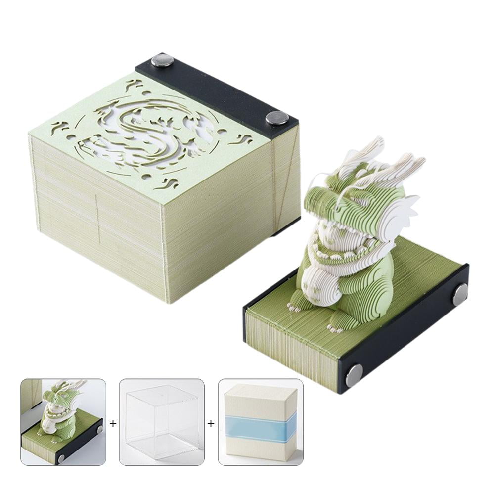 Cute Little Dragon E3D Threedimensional Note Paper Carving Handtorn ...