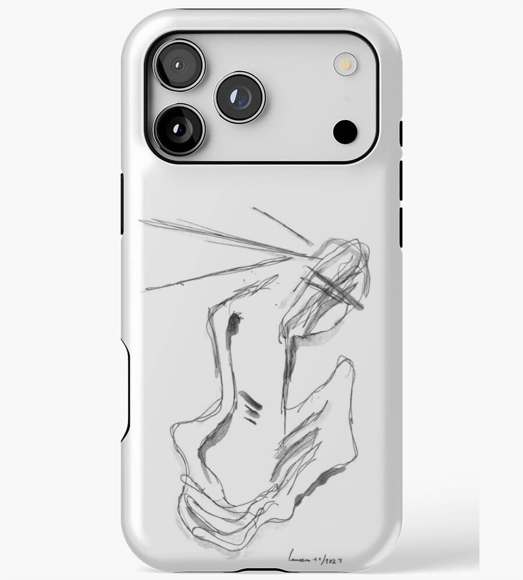 Cute Little Dragon with Flowers H21112 Phone Case for iPhone 11 to 17 ...