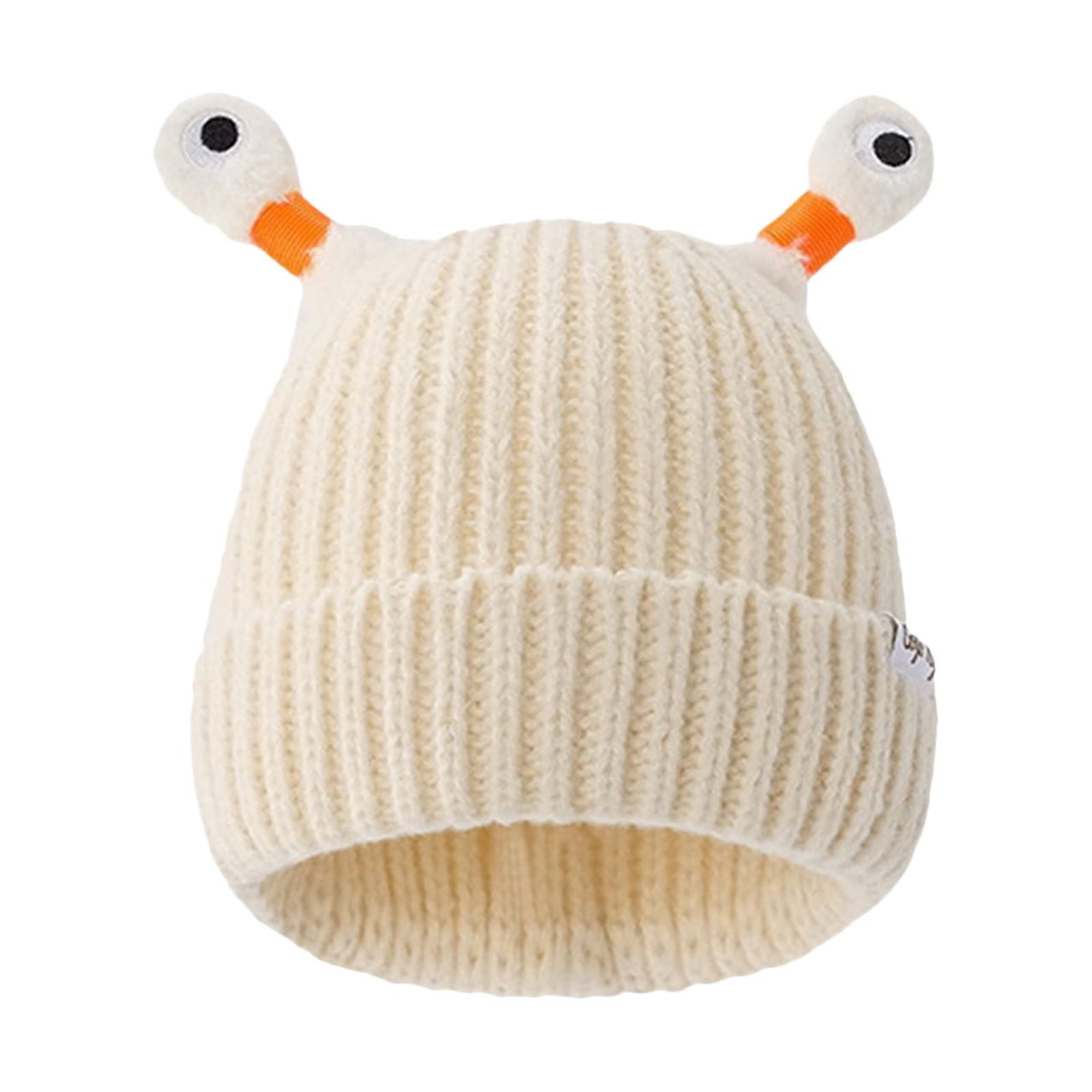 Cute Little Monster Led Knit Beanie, Winter Funny Knitted Hat with ...