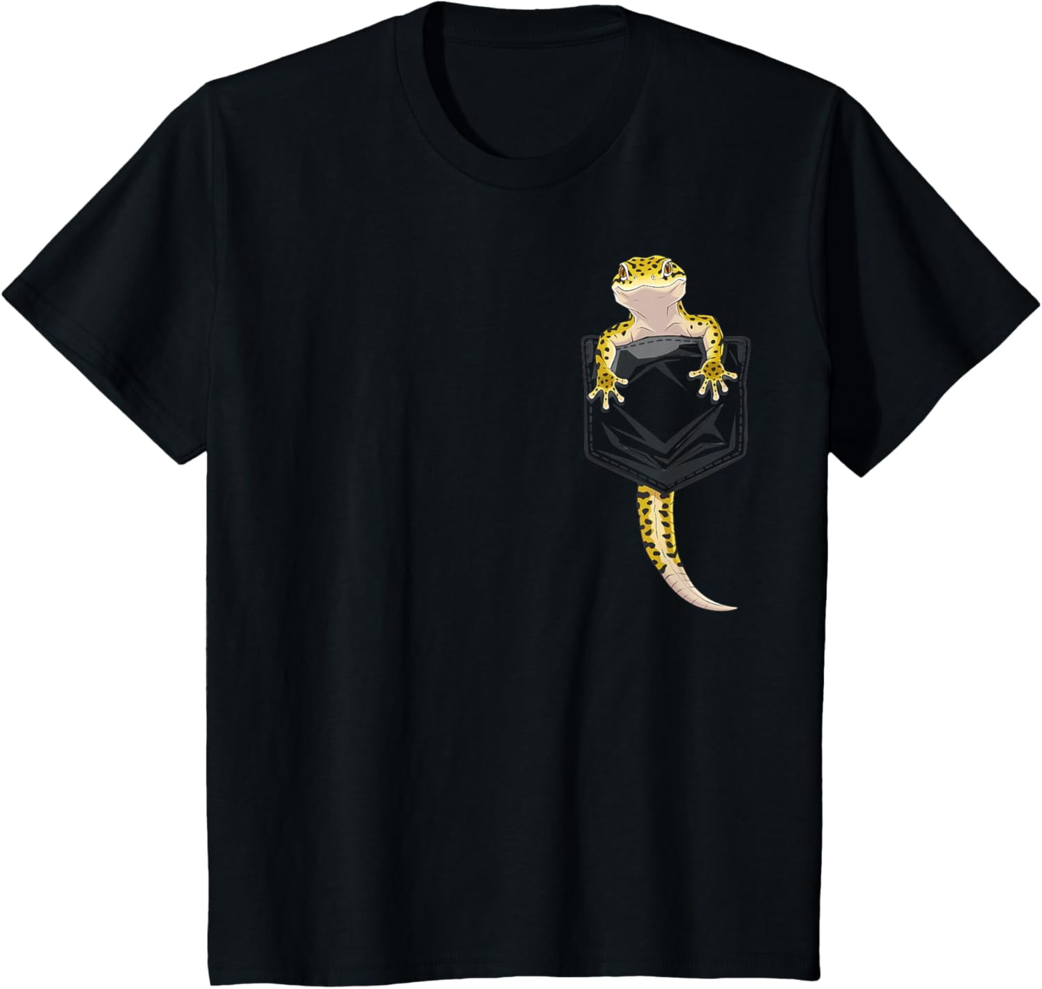 Cute Lizard Reptile Leopard Gecko Pocket Gifts Boys T-Shirt - Walmart.com