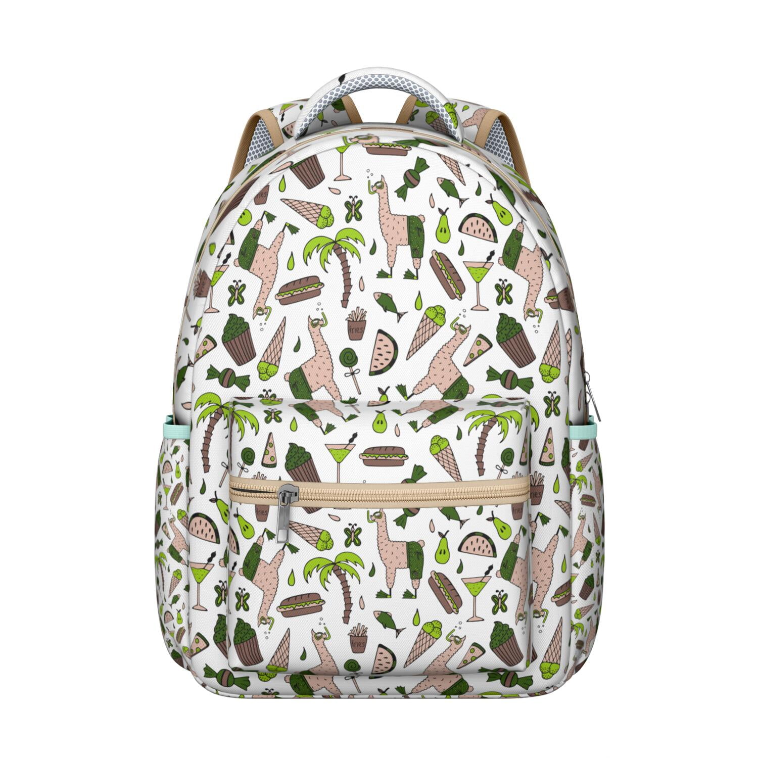 Cute Llama Backpack for School - Ergonomic & Waterproof Student Bag ...