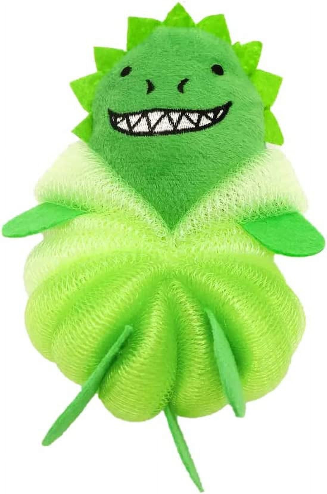 Cute Loofah Fun Colorful Cartoon Design Mesh Pouf 7” x 4” Shower Bath ...