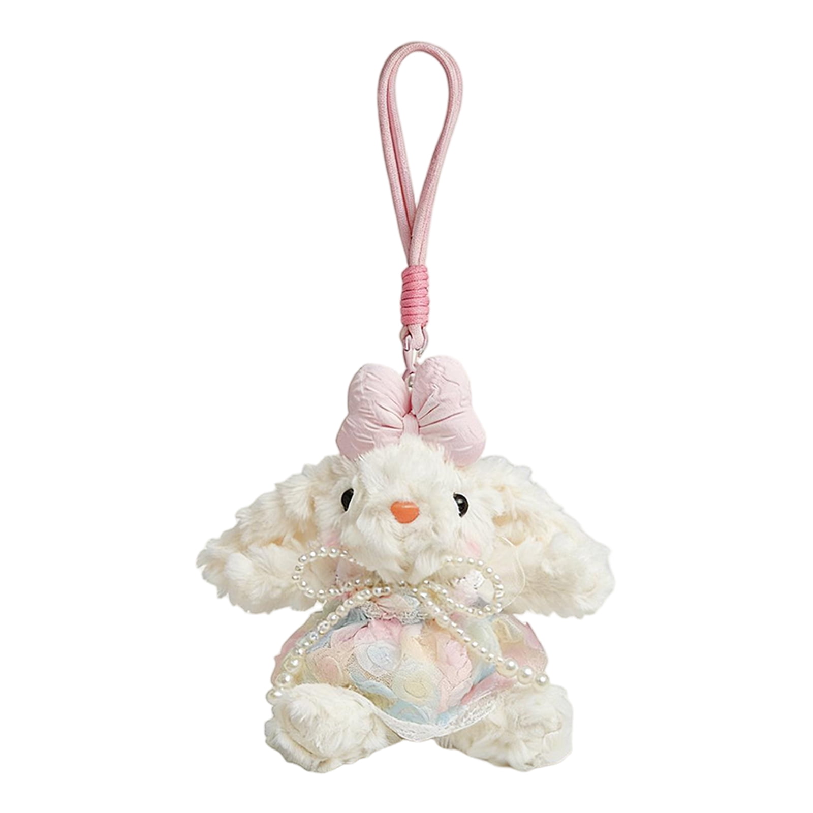 Cute Lop-eared Plush Bag Charm, Backpack Pendant, Small Stuffed Animal ...