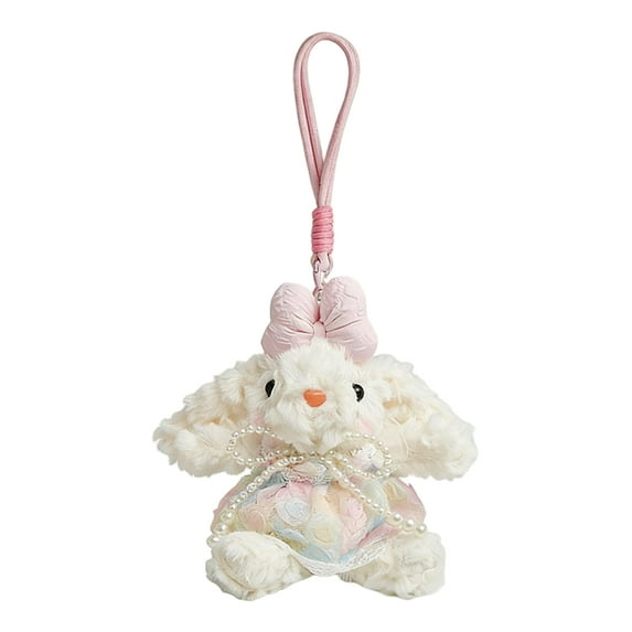 Cute Lop-eared Plush Bag Charm, Backpack Pendant, Small Stuffed Animal ...