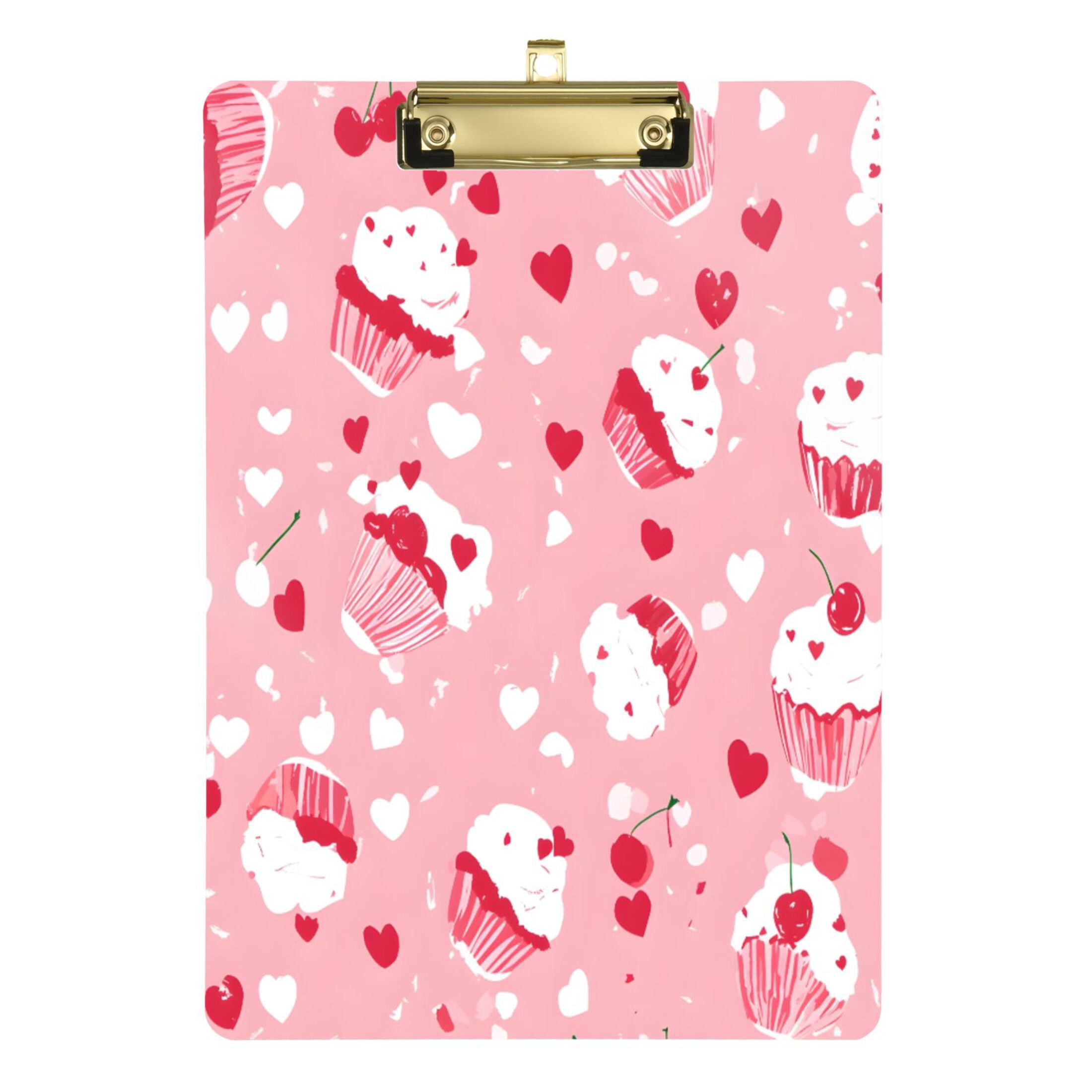 Cute Love Cake 12.5x9in Clipboard, Durable Acrylic with Metal Clip and ...