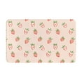 Cute Love Strawberry Front Door Mat, Indoor Mats for Bedroom Bathroom ...