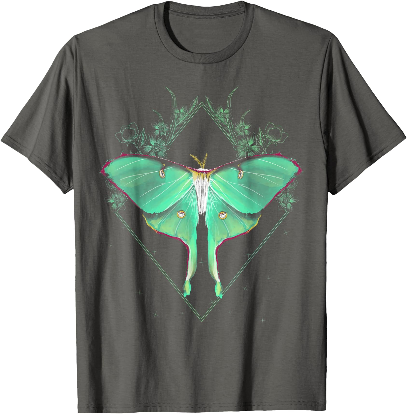 Cute Luna Moth Beautiful Butterfly Insect Lover Themed Unisex T-Shirt ...