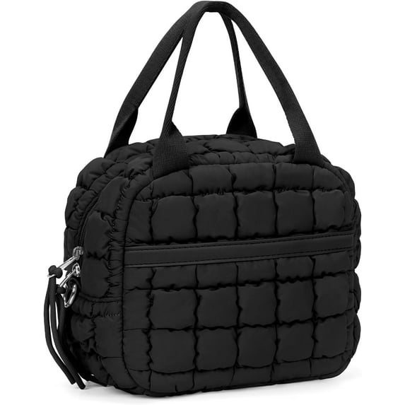 Cute Lunch Box for Women Quilted Lunch Tote Bag Puffer Lunch Bag with ...