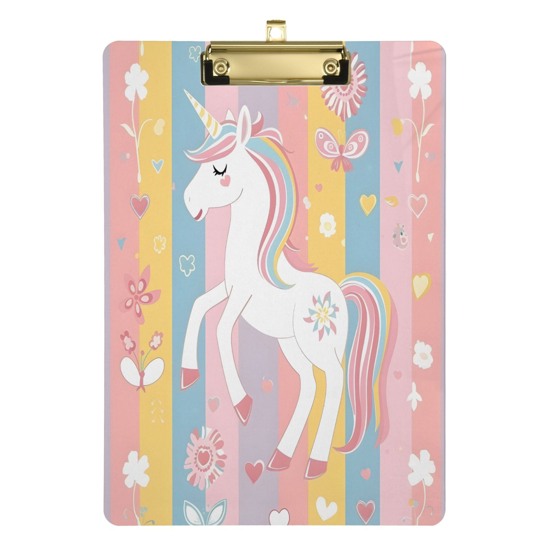 Cute Magical Unicorn Acrylic Clipboards A4 Standard Letter Size ...