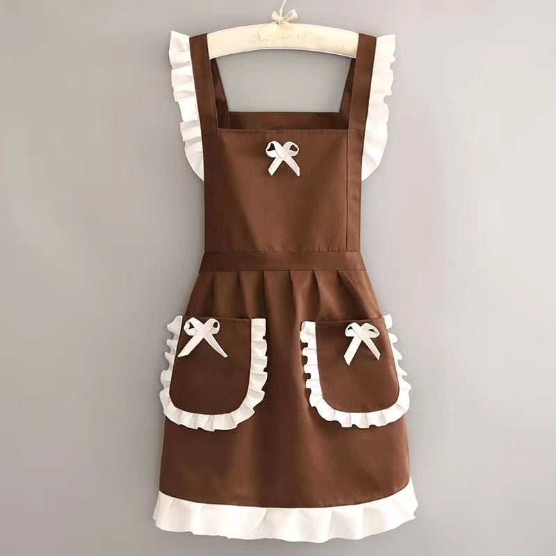 Cute Maid Outfit, Oil and Stain Resistant Apron with Waistband, Kitchen ...