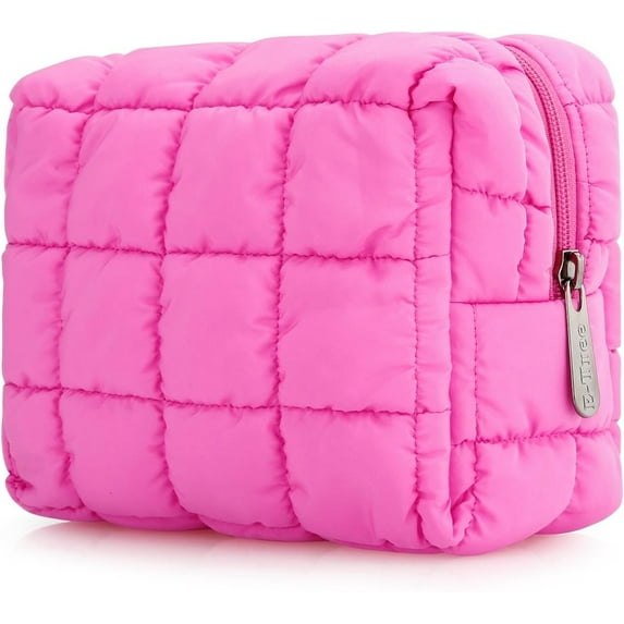 Cute Makeup Bag,Quilted Bag,Make up Pouch for Purse,Toiletry Zipper ...