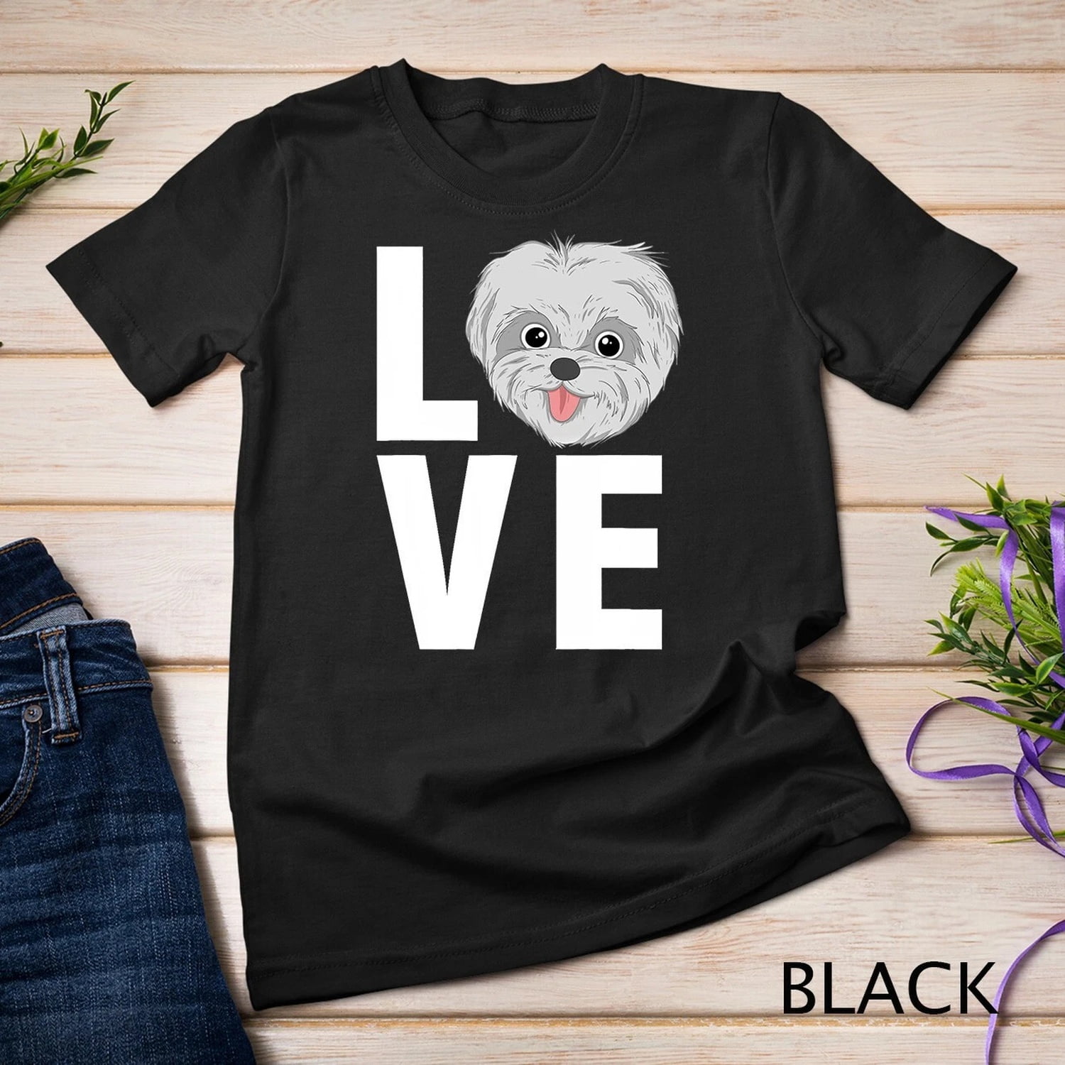 Cute Maltese Design For M1en WoM1en Maltese Breed Dog Lovers UniS1ex T ...