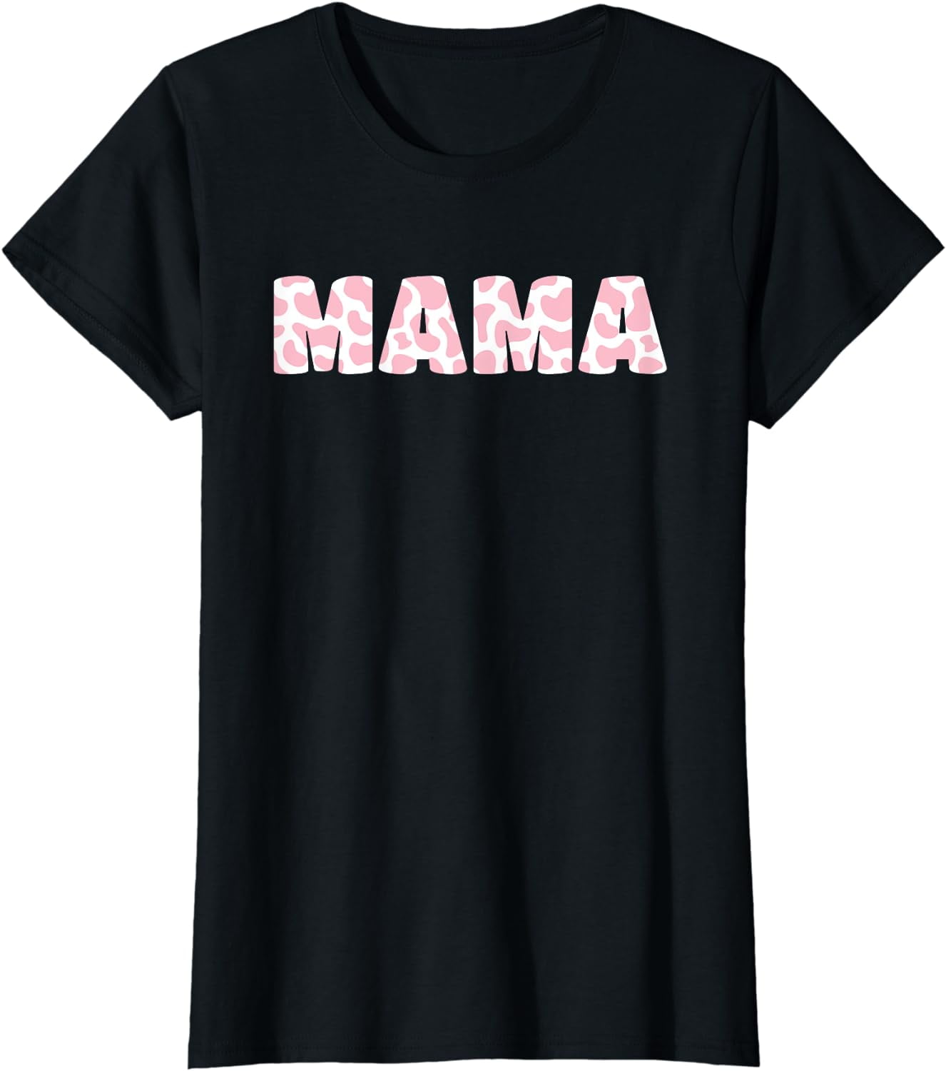 Cute Mama Pastel Pink Mom Cow Print Mother Aesthetic T-Shirt - Walmart.com