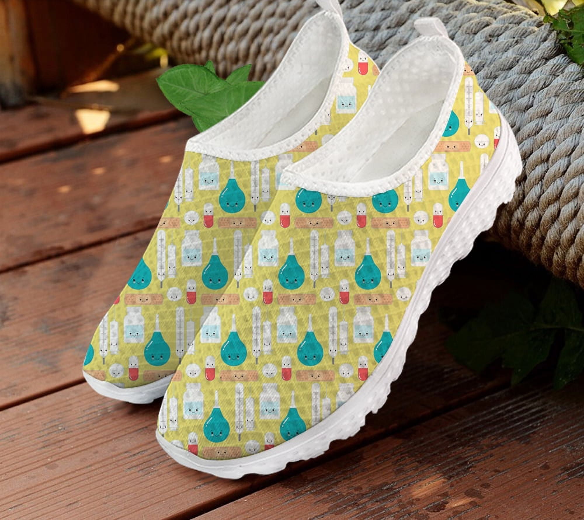 Cute Medical Print Mocasines Summer Woman Flats Casual Shoes for Women ...