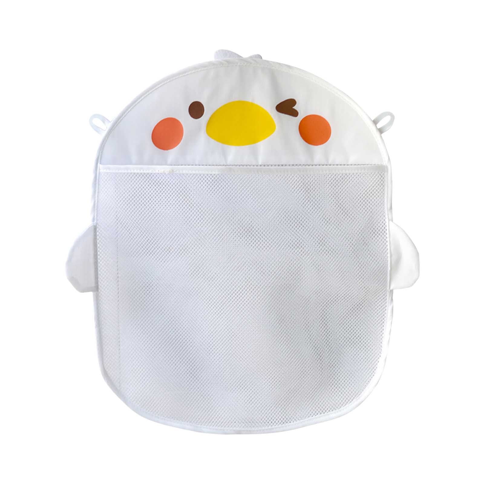 Cute Mesh Toy Storage Bag with Suction Cups | Bathroom Shower Organizer ...