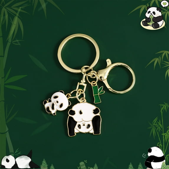 Cute Metal Keychain Set - Lightweight Portable Decorative Pendants ...