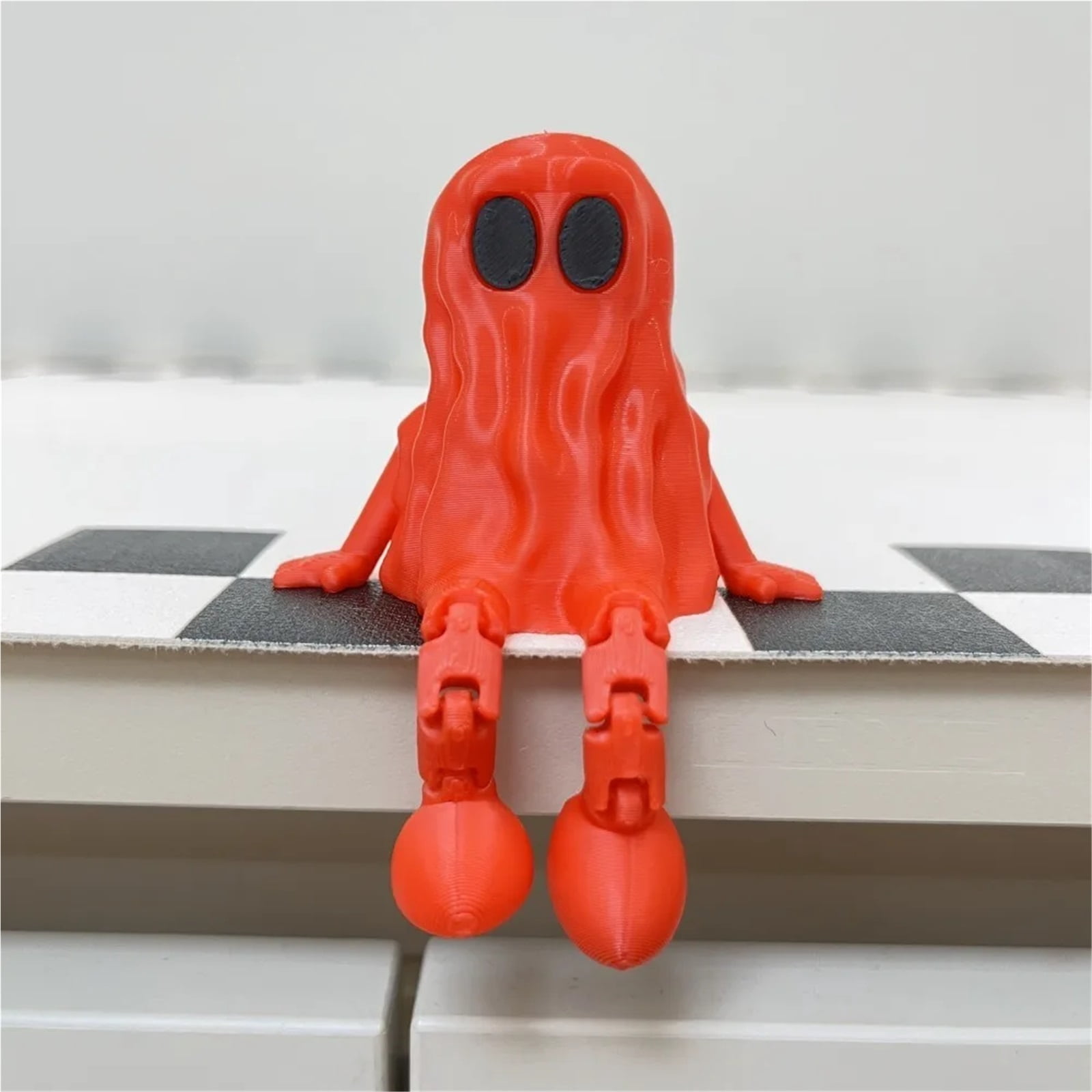 Cute Mini 3D Printed Ghost Ornament PLA Hand-Painted Ghost Fidget ...