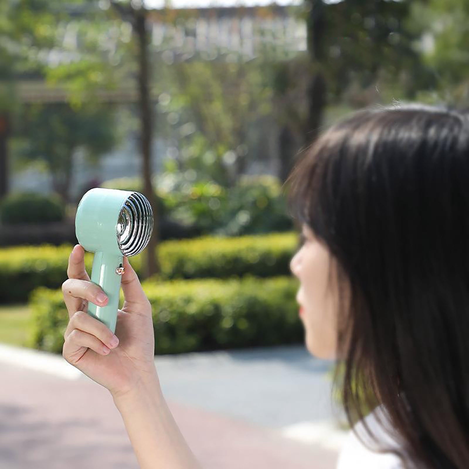 Cute Mini Desktop Small Fan, Portable Handheld Silent Fan for Personal ...