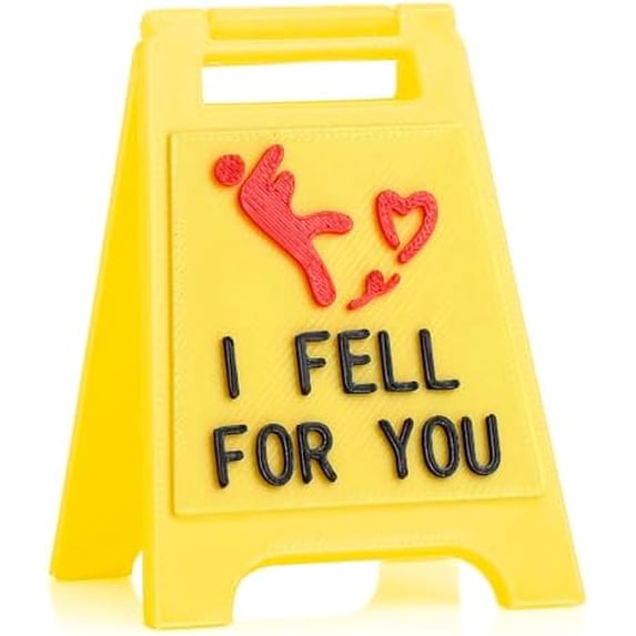 Cute Mini “I Fell for You” Sign – Valentines Day Funny Romantic Gift ...