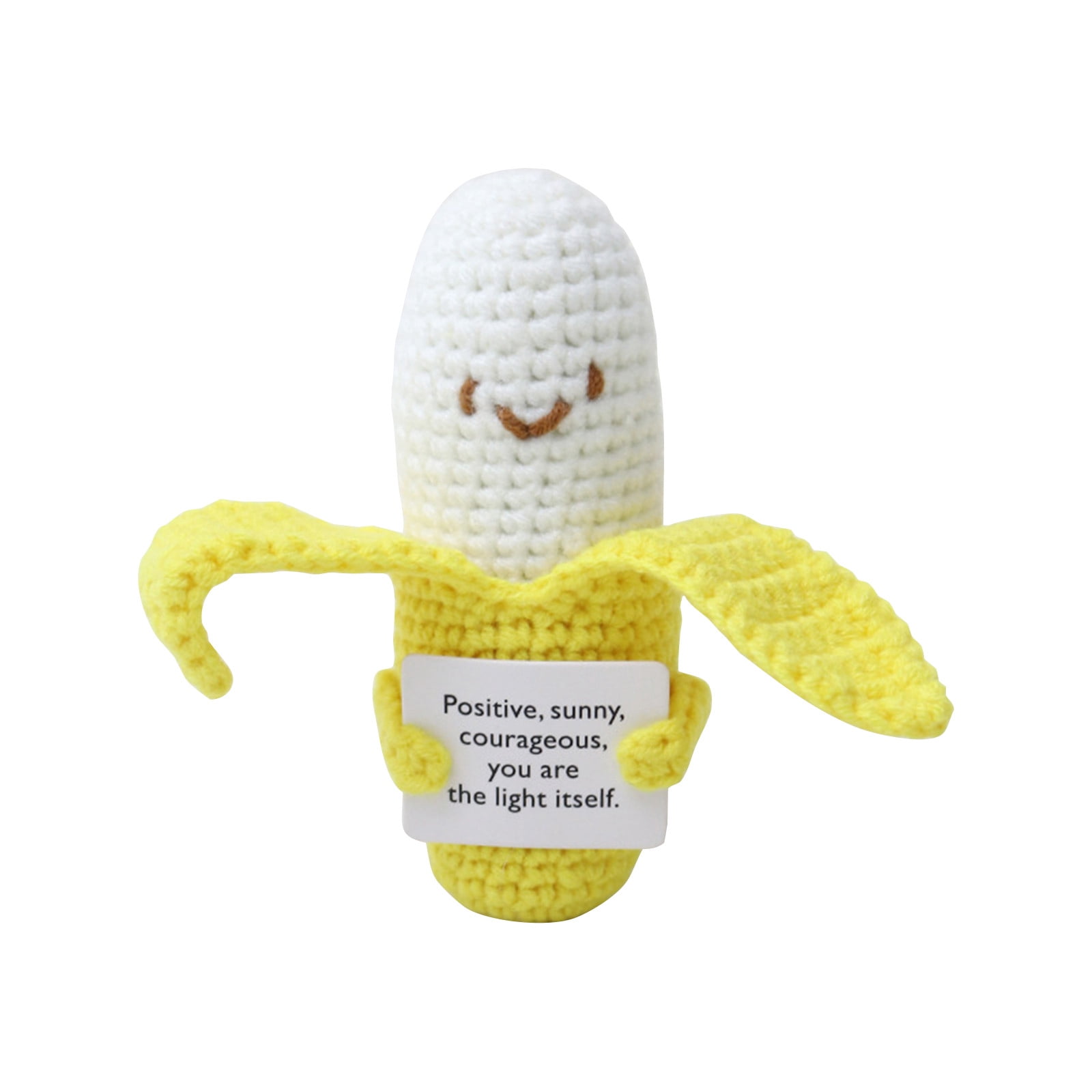 Cute Mini Positive Crochet Banana for Wife Aunt Grandma, Appreciation ...
