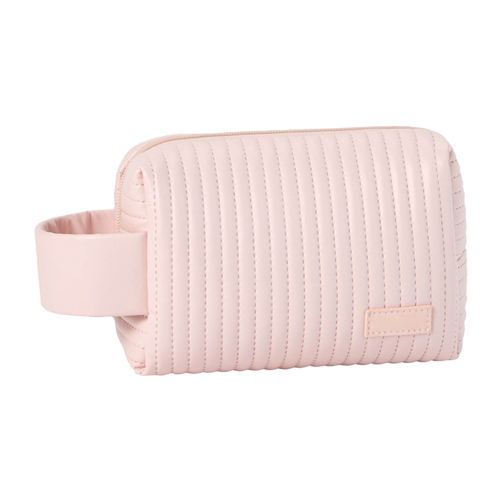 Cute Mini Quilted Makeup Bag For Women Small Cosmetic Pouch With Handy ...