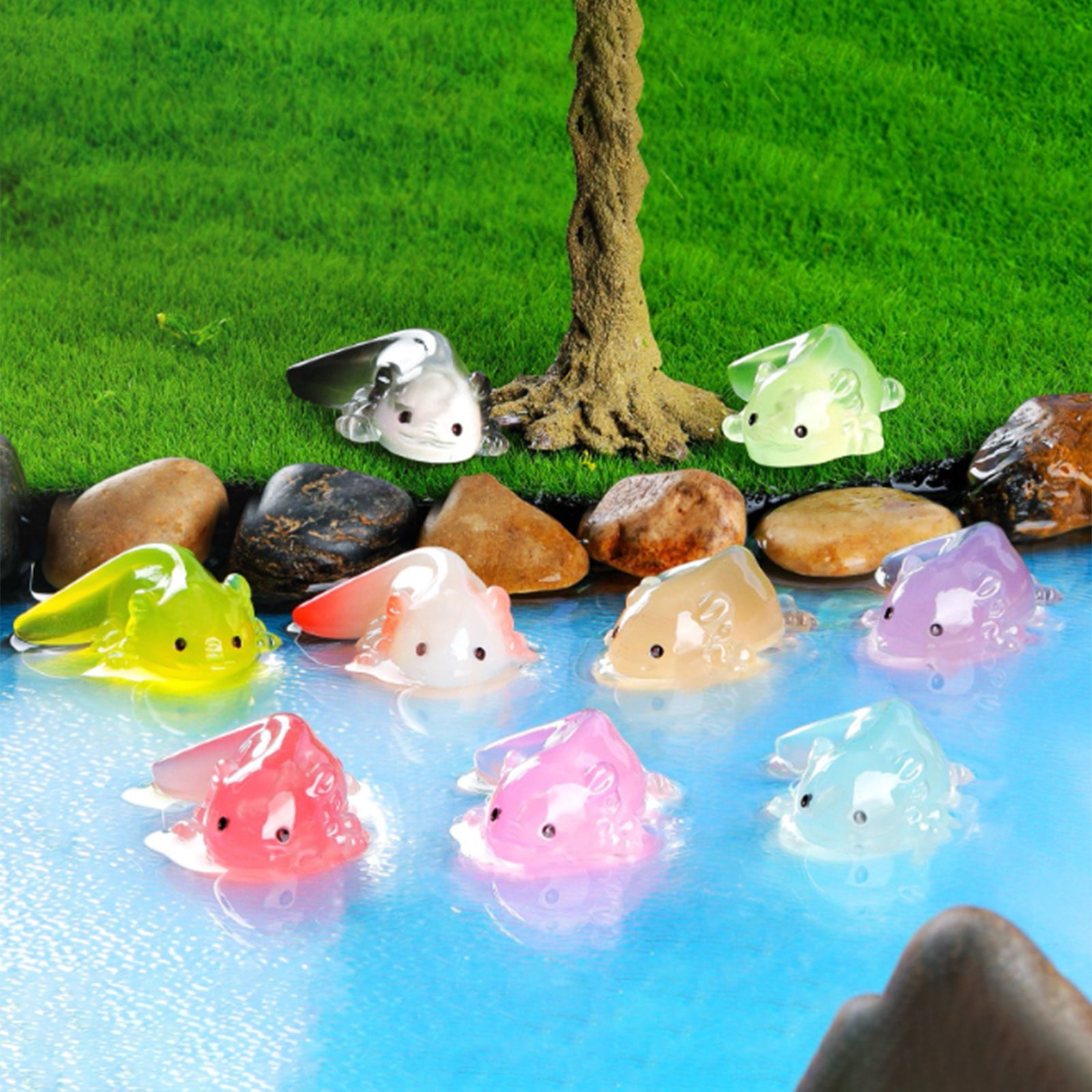 Cute Mini Resin Animal Figurines for DIY Craft and Dollhouse Decoration ...