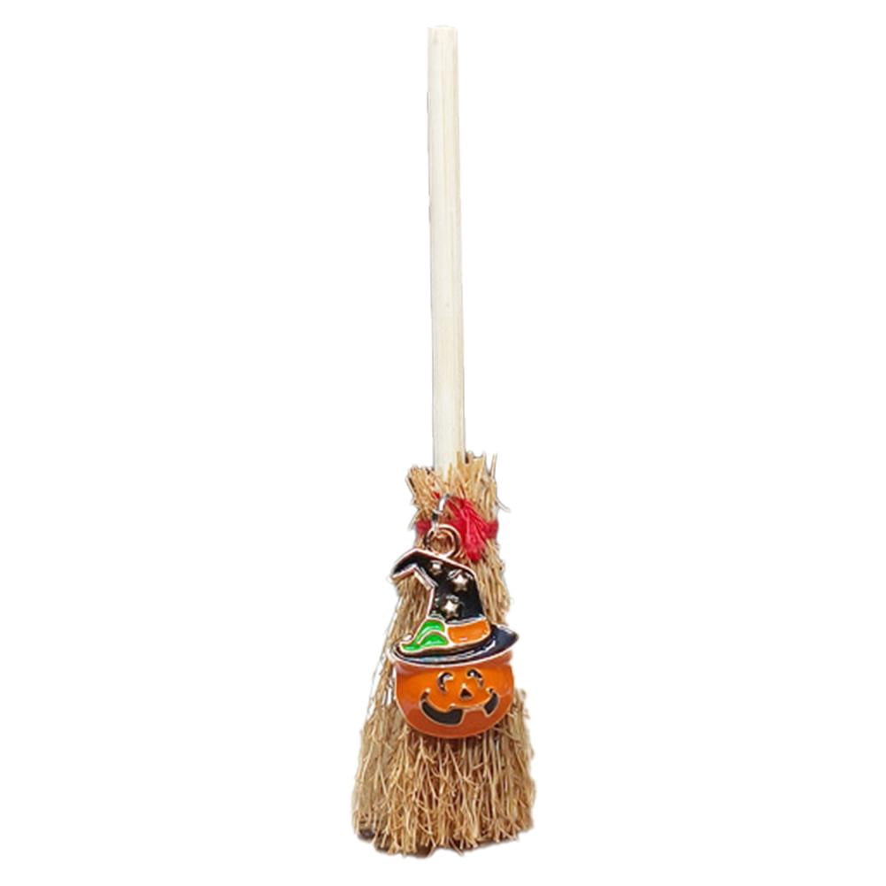 Cute Mini Witch Broomstick , Halloween Magic Broom, Straw Craft ...