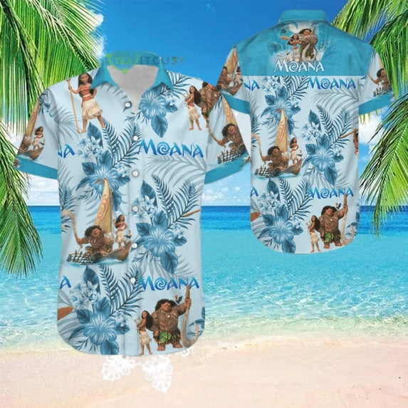 Cute Moana Aloha Hawaiian Shirt - Walmart.com