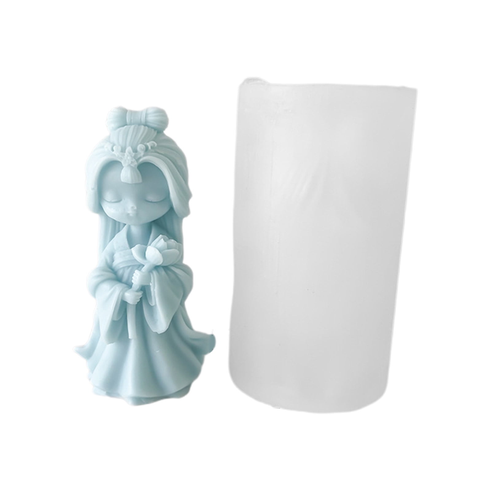 Cute Mold,Painted Doll Silicone Mold for Making Girl Mold for Handmade ...