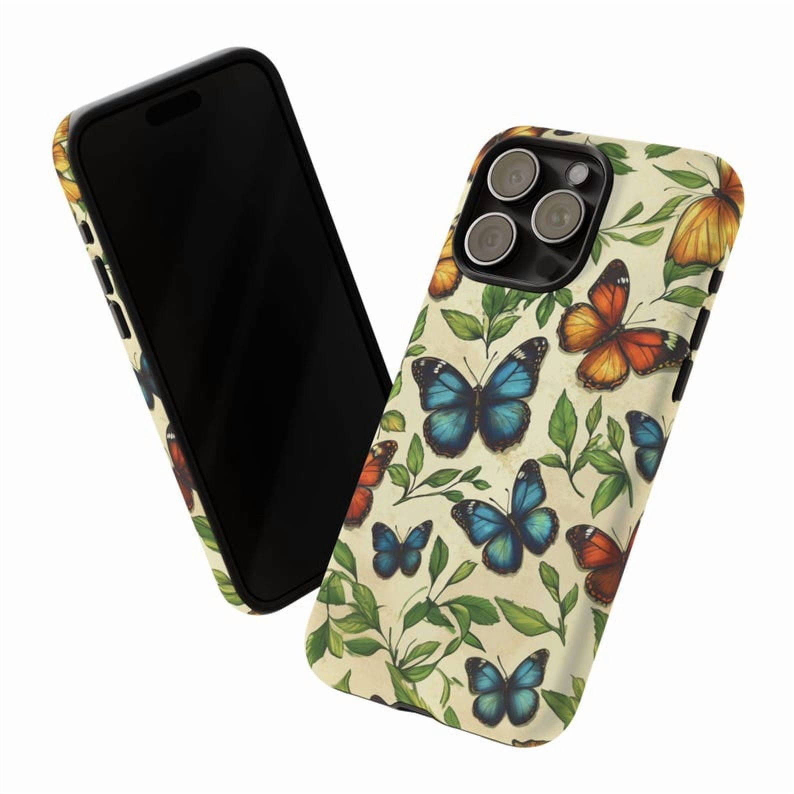 Cute Monarch Butterfly Floral Cottagecore Phone Case for iPhone 12 to ...