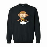 Cute Monkey King Sun Wukong Funny Chinese Mythology Unisex Sweatshirt ...
