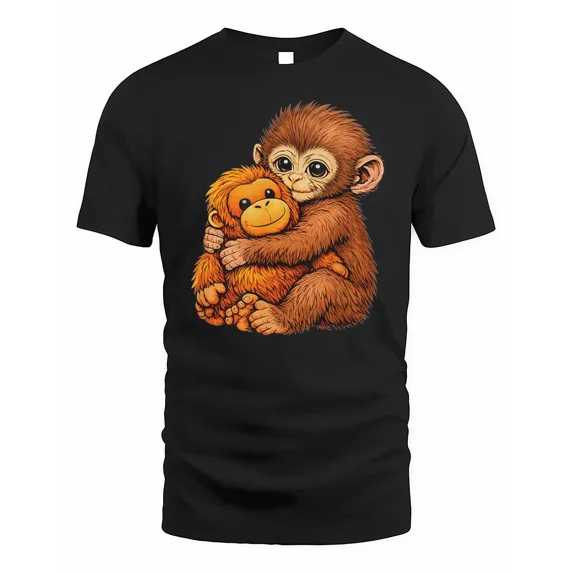 Cute Monkey Named Punch Funny Animal Shirt - Walmart.com