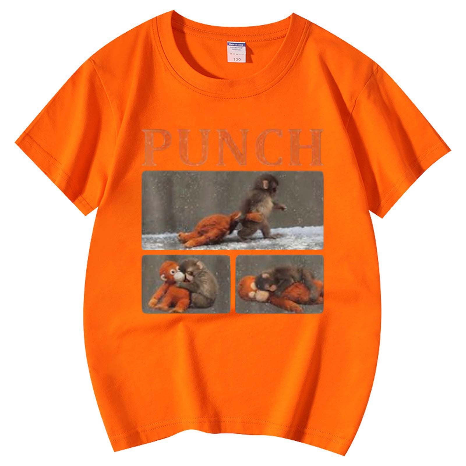 Cute Monkey Punch Panchi Kun Japan Baby Monkey Team Punch T-Shirt for ...