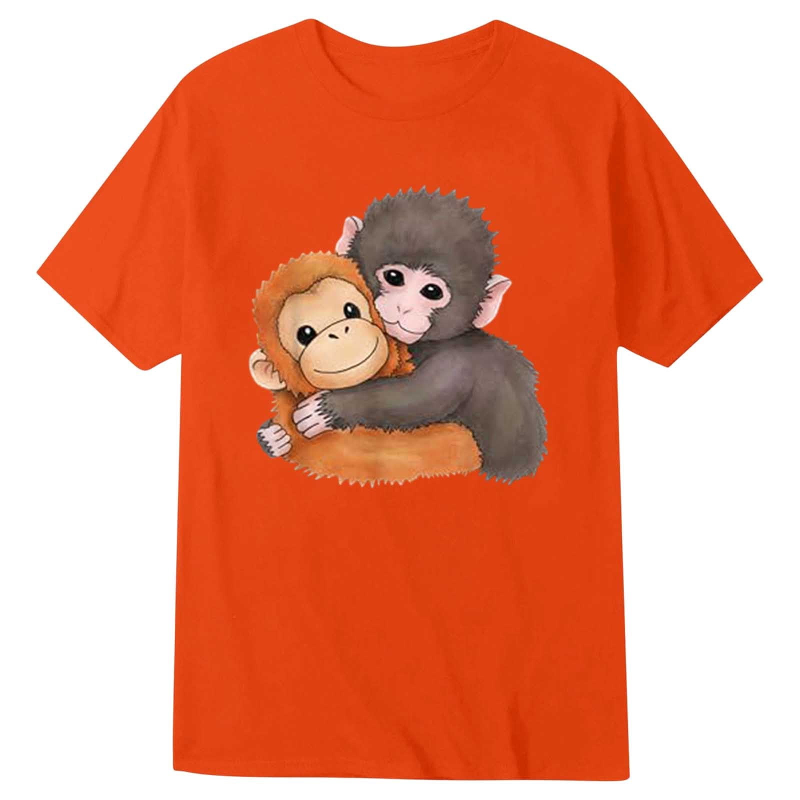 Cute Monkey Punch Panchi Kun Japan Baby Punch Monkey Team T-Shirt Punch ...