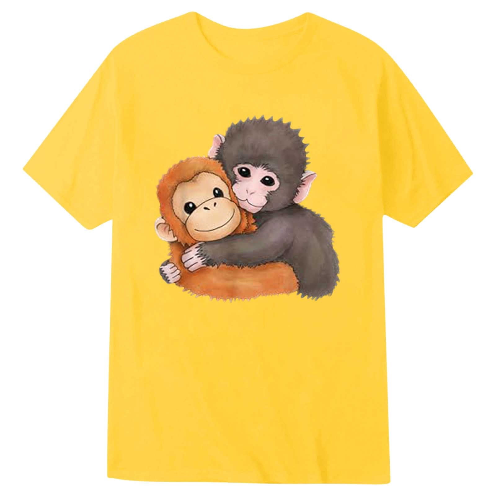Cute Monkey Punch Panchi Kun Japan Baby Punch Monkey Team T-Shirt Punch ...