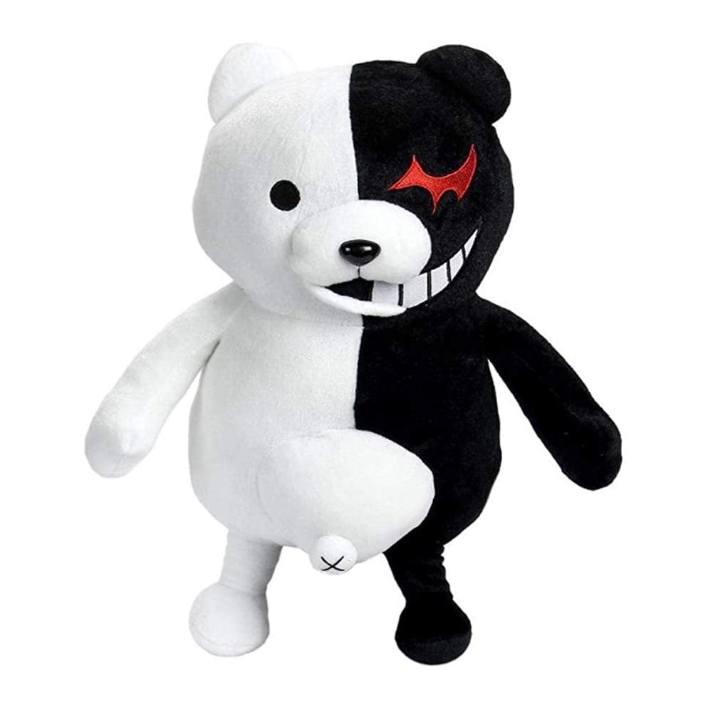 Cute Monokuma Monomi Plush Doll Black and White Bear Danganronpa Anime ...