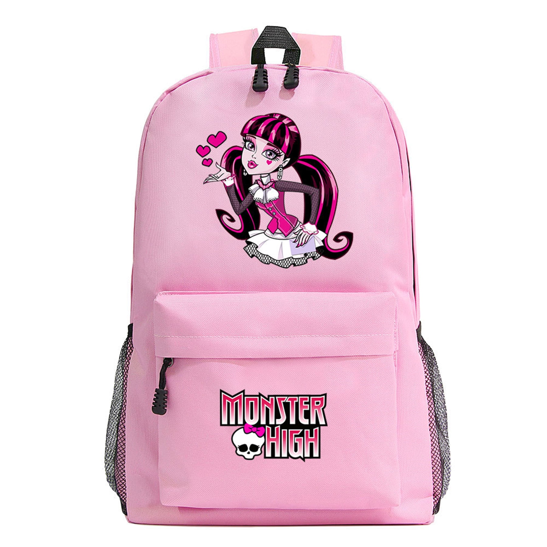 Cute Monster High Graphic Bookbag Waterproof Travel Knapsack ...