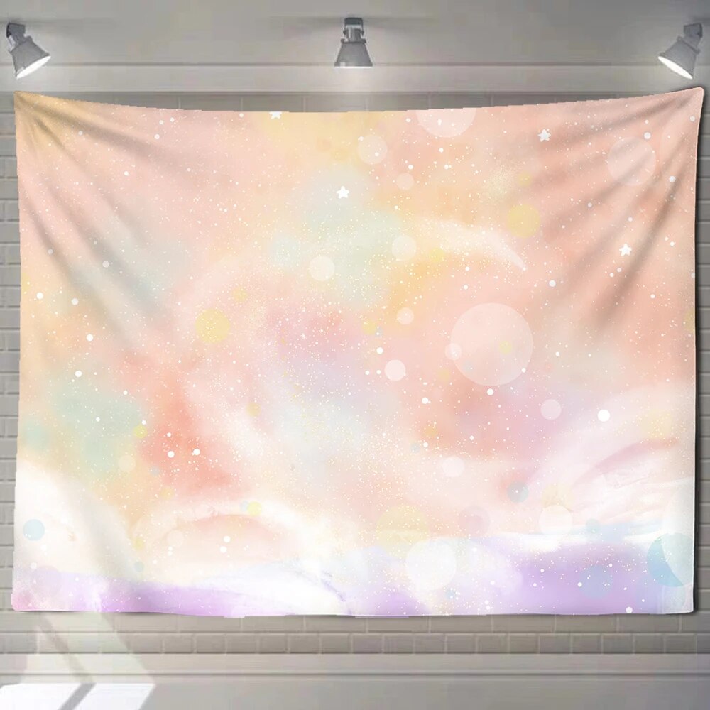 Cute Moon Tapestry for Teen Girl Preppy Room Decor Aesthetic Wall ...