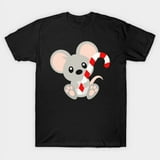 Cute Mouse Little Mouse Baby Mouse Candy Cane Christmas Design, H40519 ...