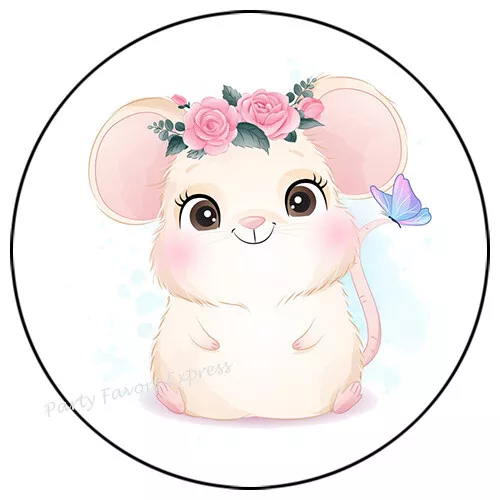 Cute Mouse Sticker Party Favors Sticker Envelope Seals Labels Stickers ...