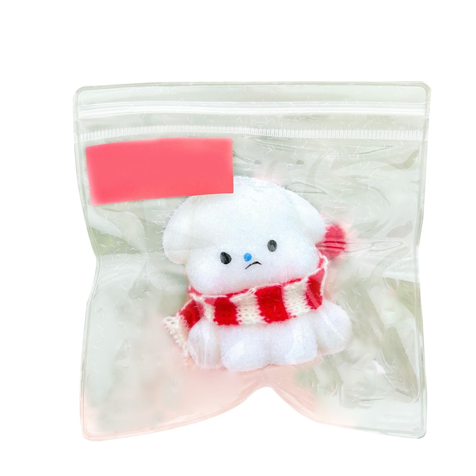 Cute Mouth Puppy Pinch Toy Scarf For Stress And Release Pinch Toy ...
