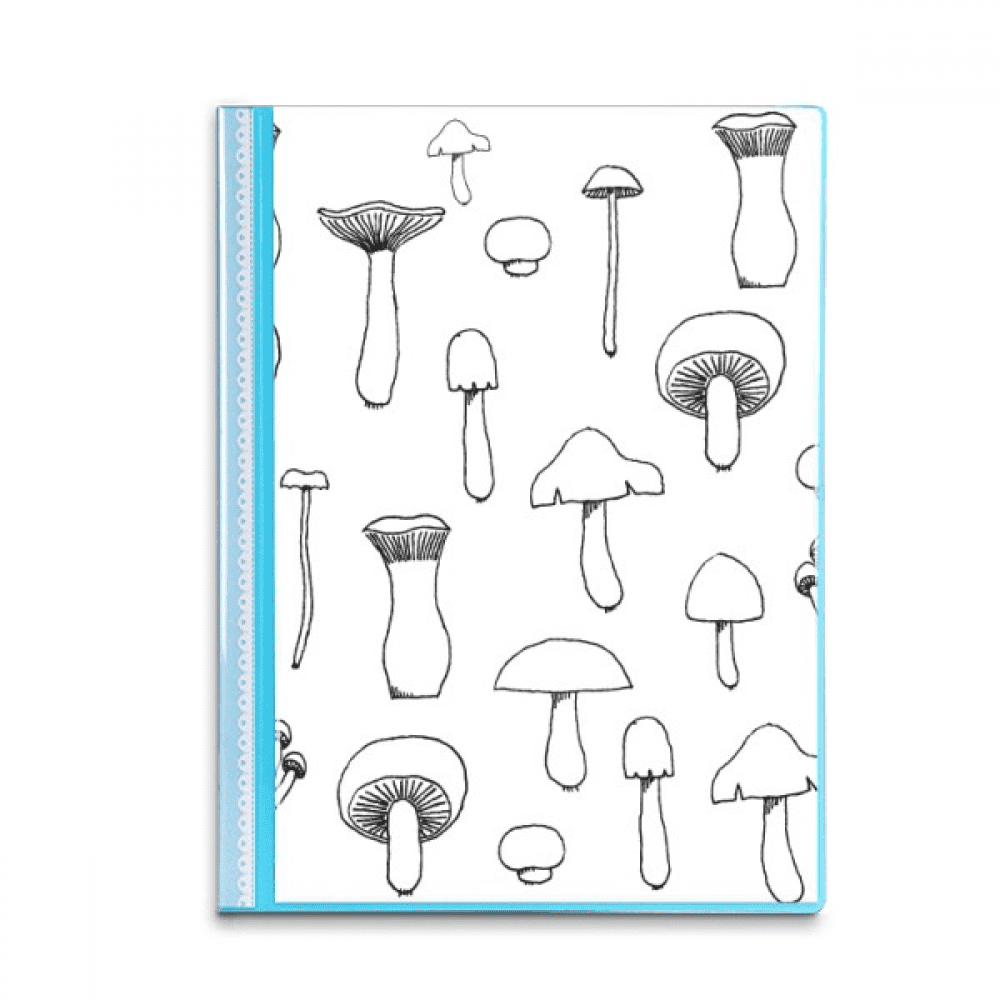 Cute Mushroom Creature Illustration Book Sheet Protectors Portfolio ...