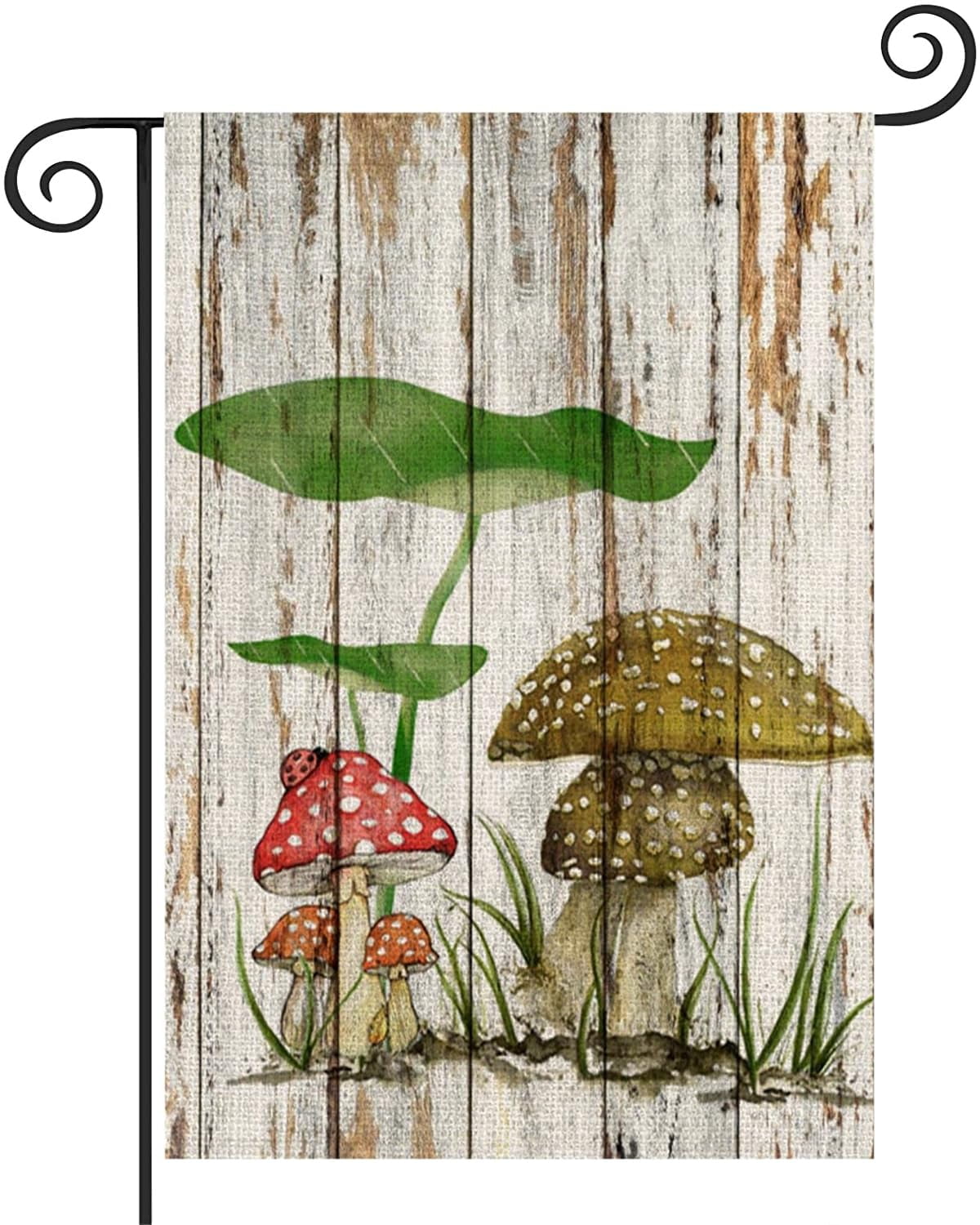 Cute Mushroom Flags Double Sided Fantastic Fairy Tales Garden ...