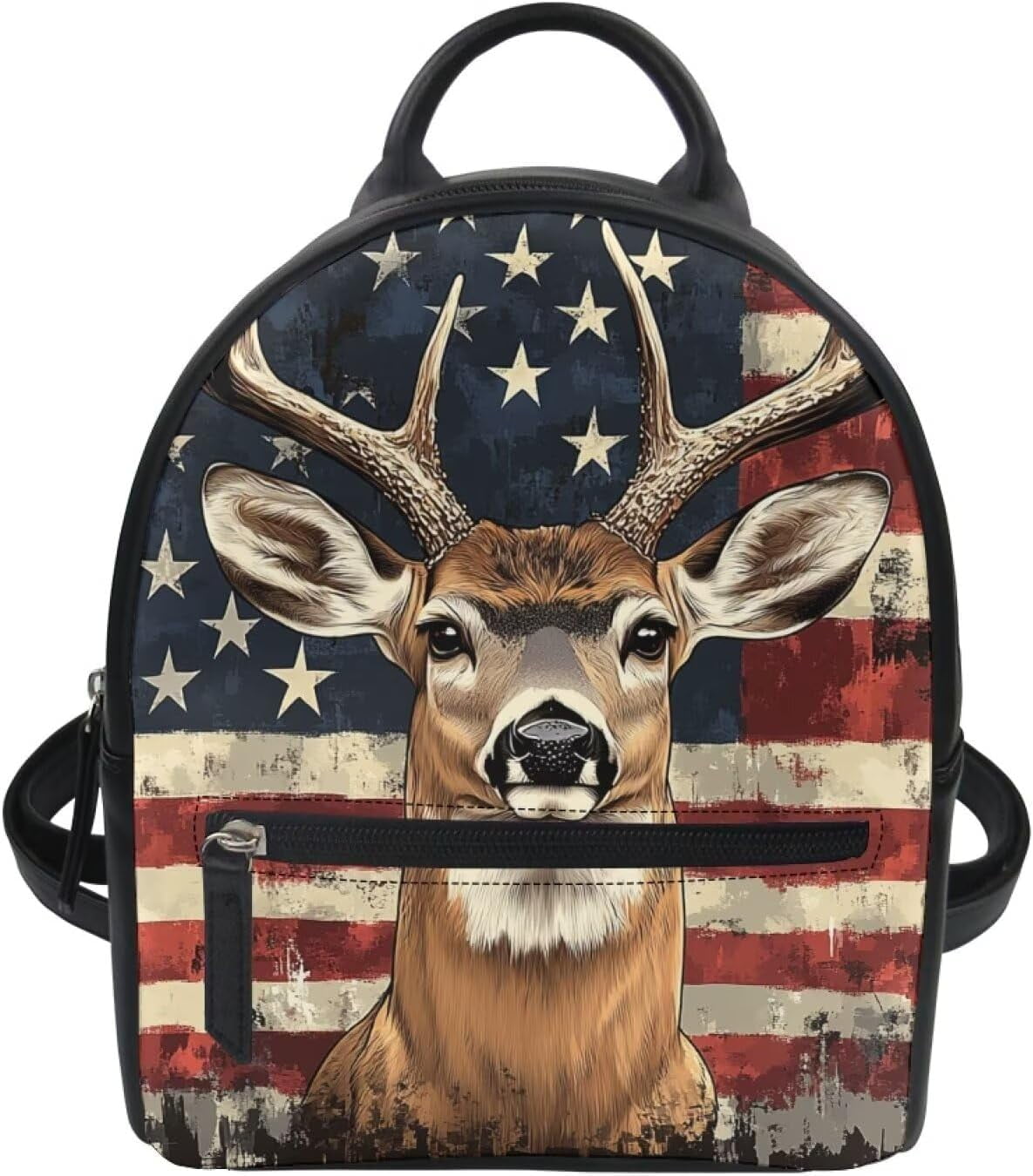 Cute Mushroom Frog Backpack for Teen Purse Gifts Mini Pu Leather ...