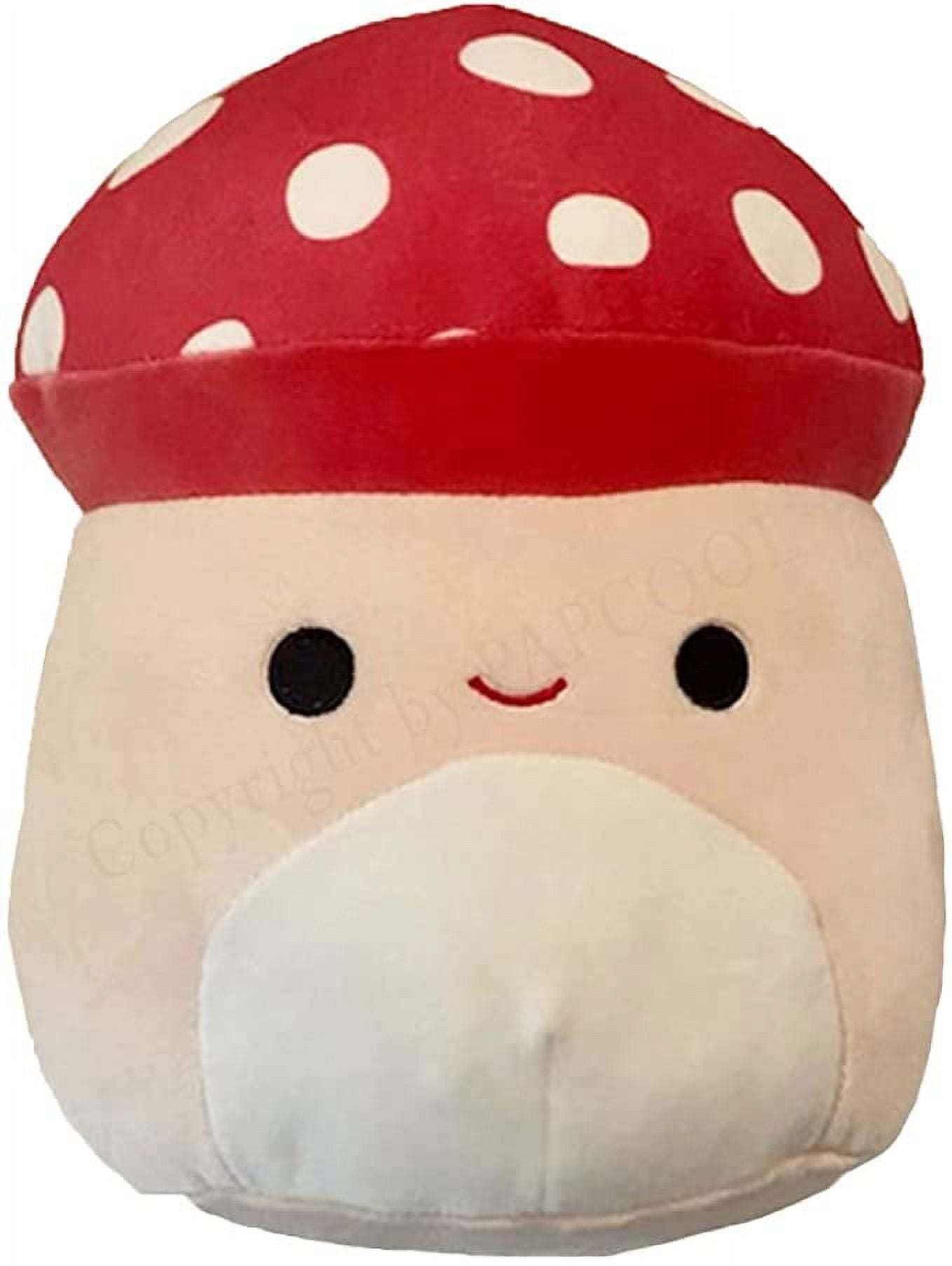 Cute Mushroom Plush Pillow 3D Soft Mushroom Plushie Toy 9 Inch Mushroom ...