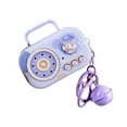 Cute Music Player Keychain Cartoon Music Box Keychain Ideal For Car Key ...