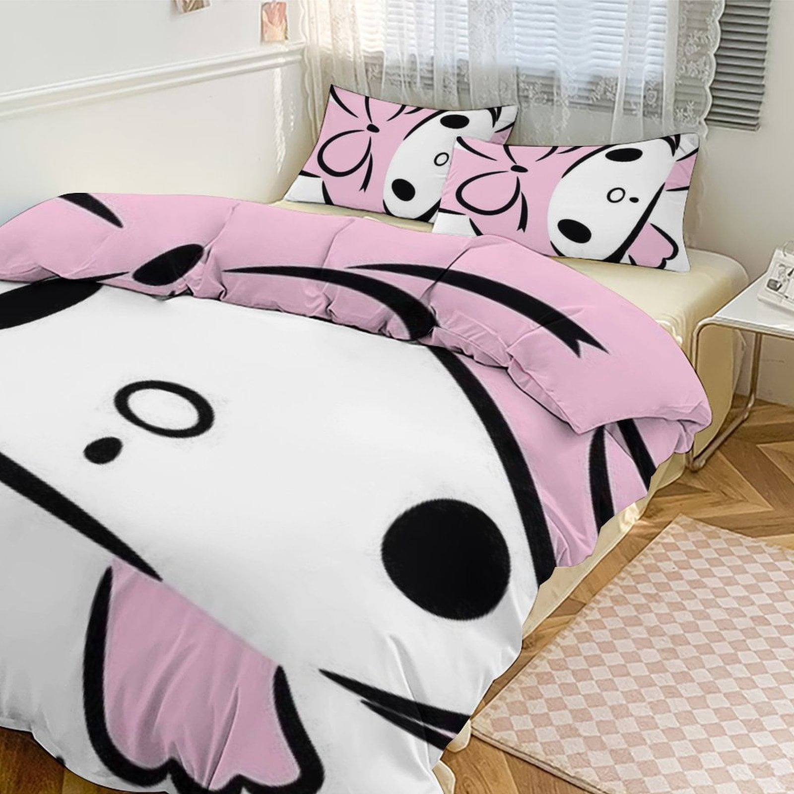 Cute My Melody Bedding Sets for Girl Women Comforter Set 3pcs Comforter ...