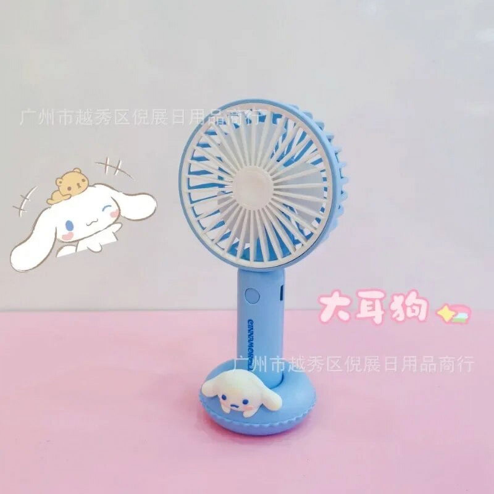 Cute My Melody Hello Kitty Kuromi USB Version Handheld Mini Fan Anime ...