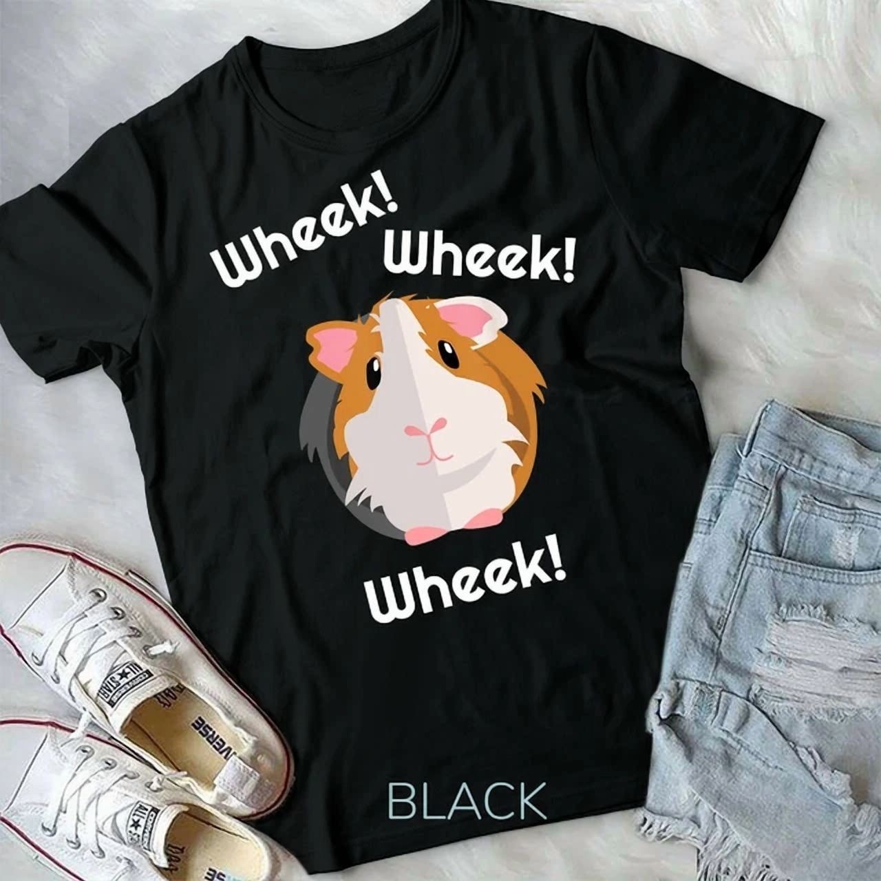 Cute N Wheek Guinea Pig Owner Cavy Lover Unisex Form T-Shirt - Walmart.com