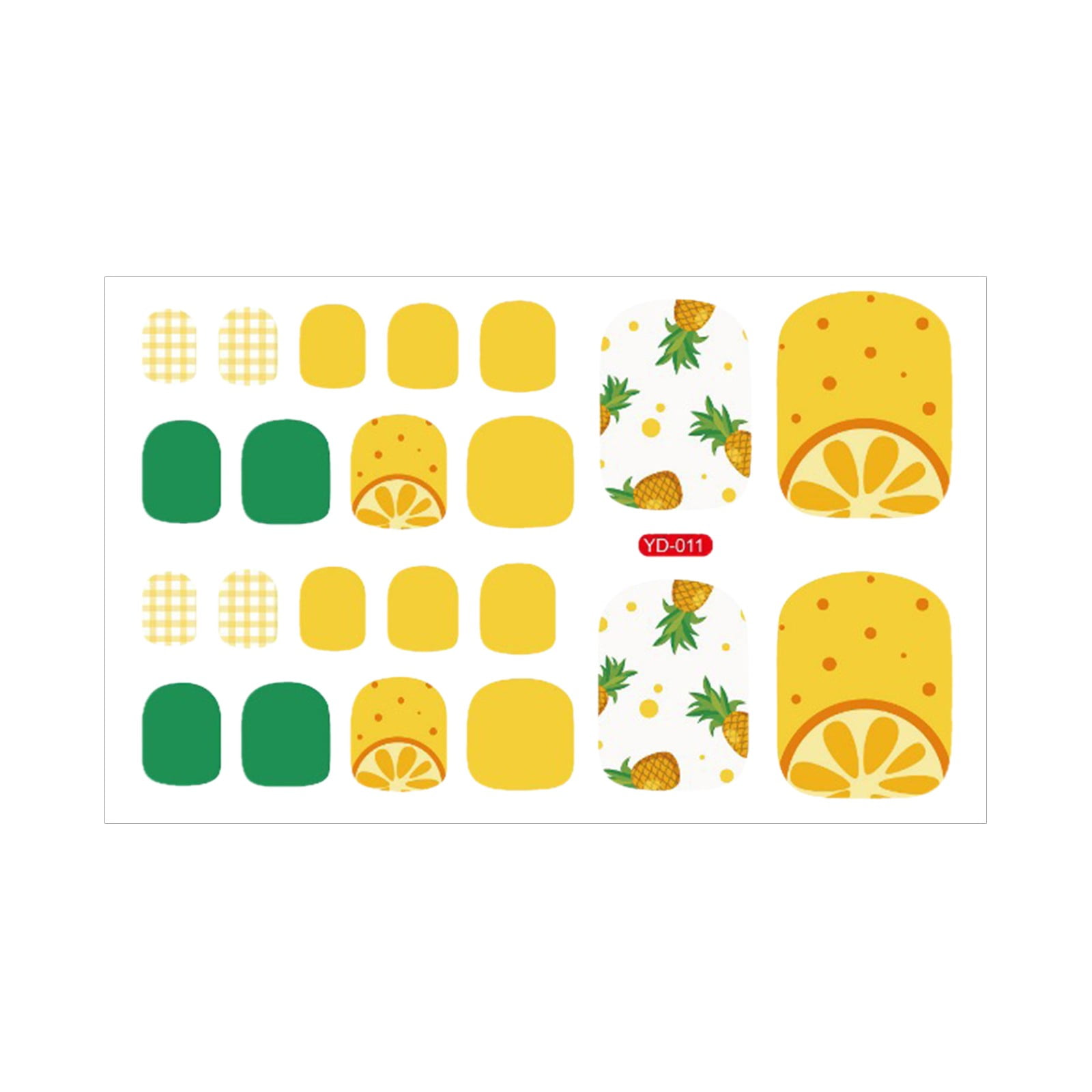 Cute Nail Stickers Jelly Pedicure Packs Nail Bling for Acrylic Nails ...